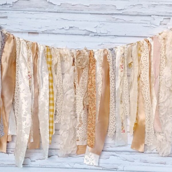 Rag Garland - Etsy