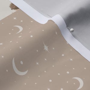 Woodland Baby Animal Cheater Quilt Fabric by the Yard Neutral Nursery ...