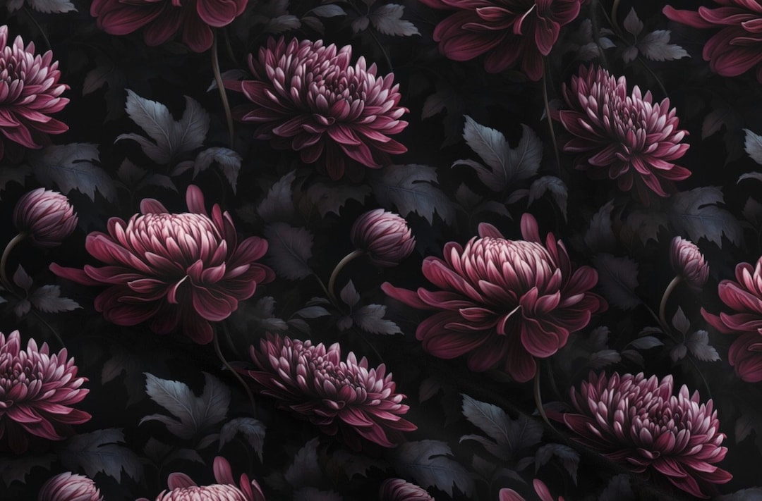 Baroque Floral Fabric by the Yard Opulent Floral Art Deco Upholstery ...