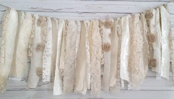 Rag Garland For Wedding How To Attach Garland To Table's Edge?