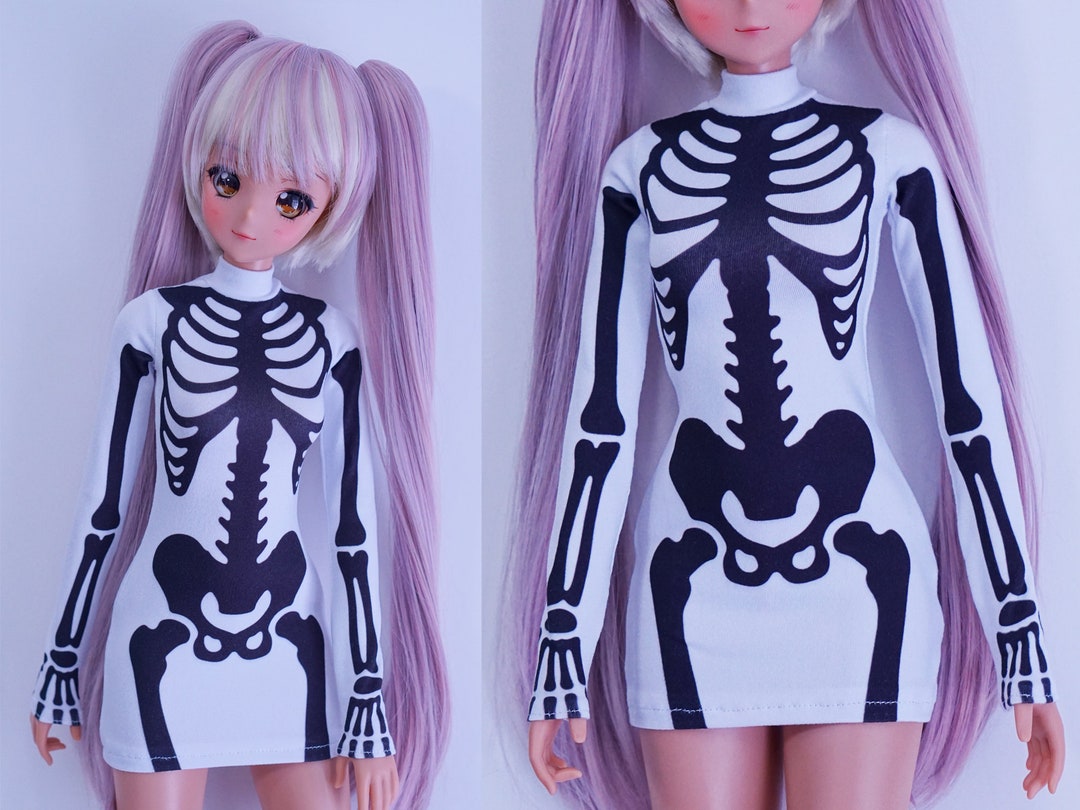 Clothes for Smart Doll Pear or Classic, Bodycon Mini Dress - Black ...