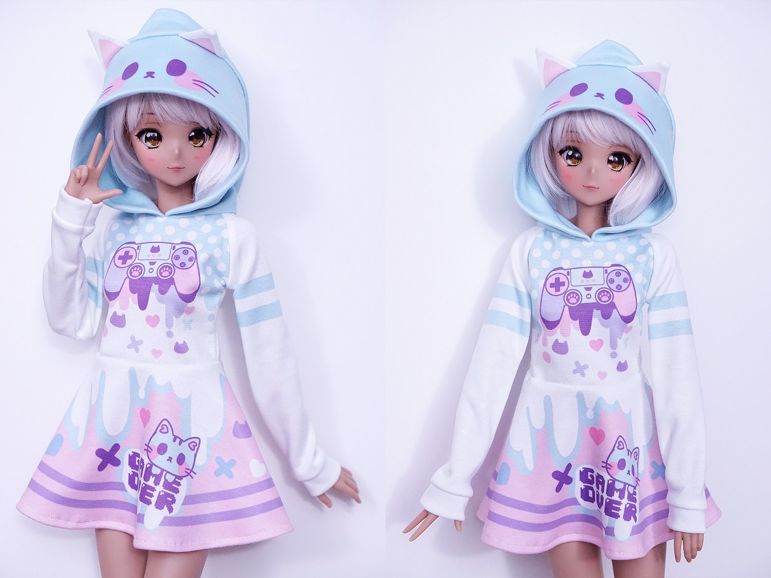 Sweaters Doll Clothing Game Over Gamepad Smart Doll clothes Smart Doll ...