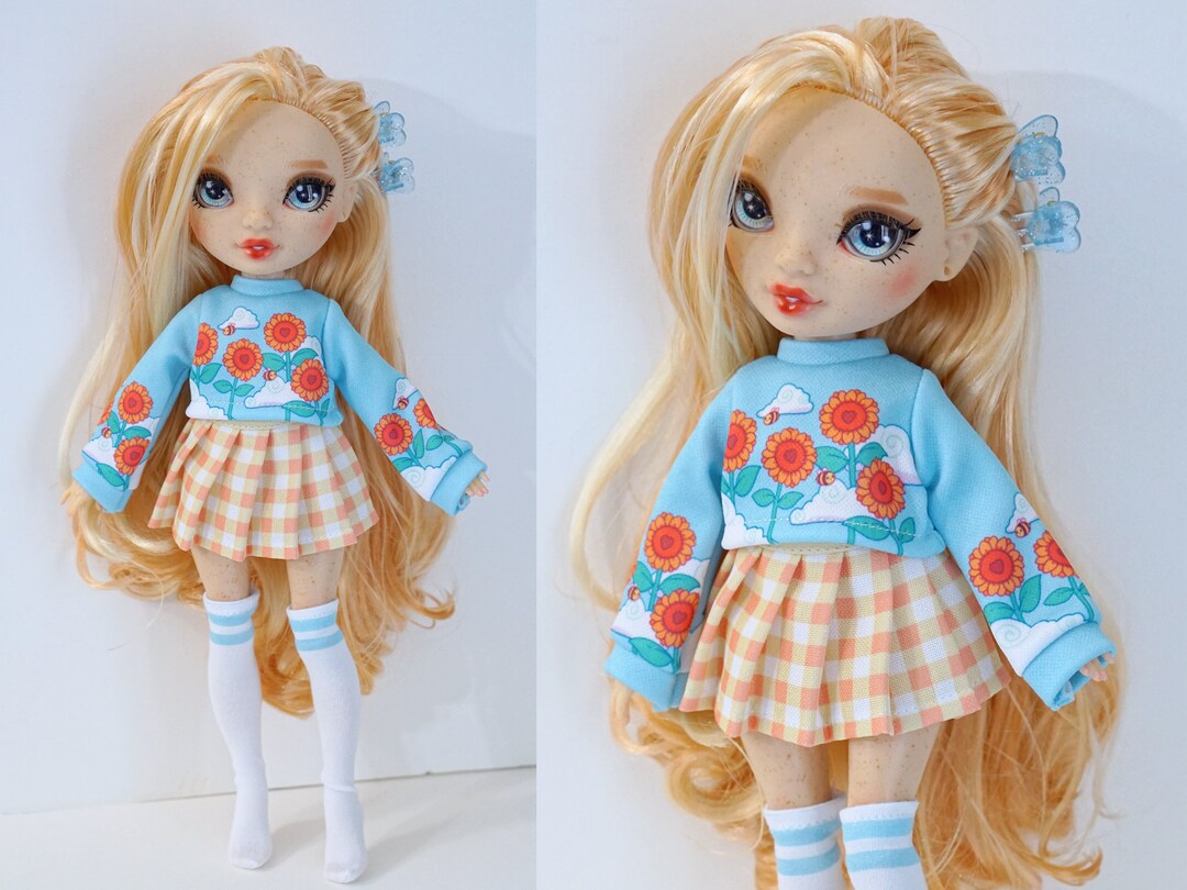 Rainbow High Doll Clothes, Cute Sweater and Skirt Outfit Set ...