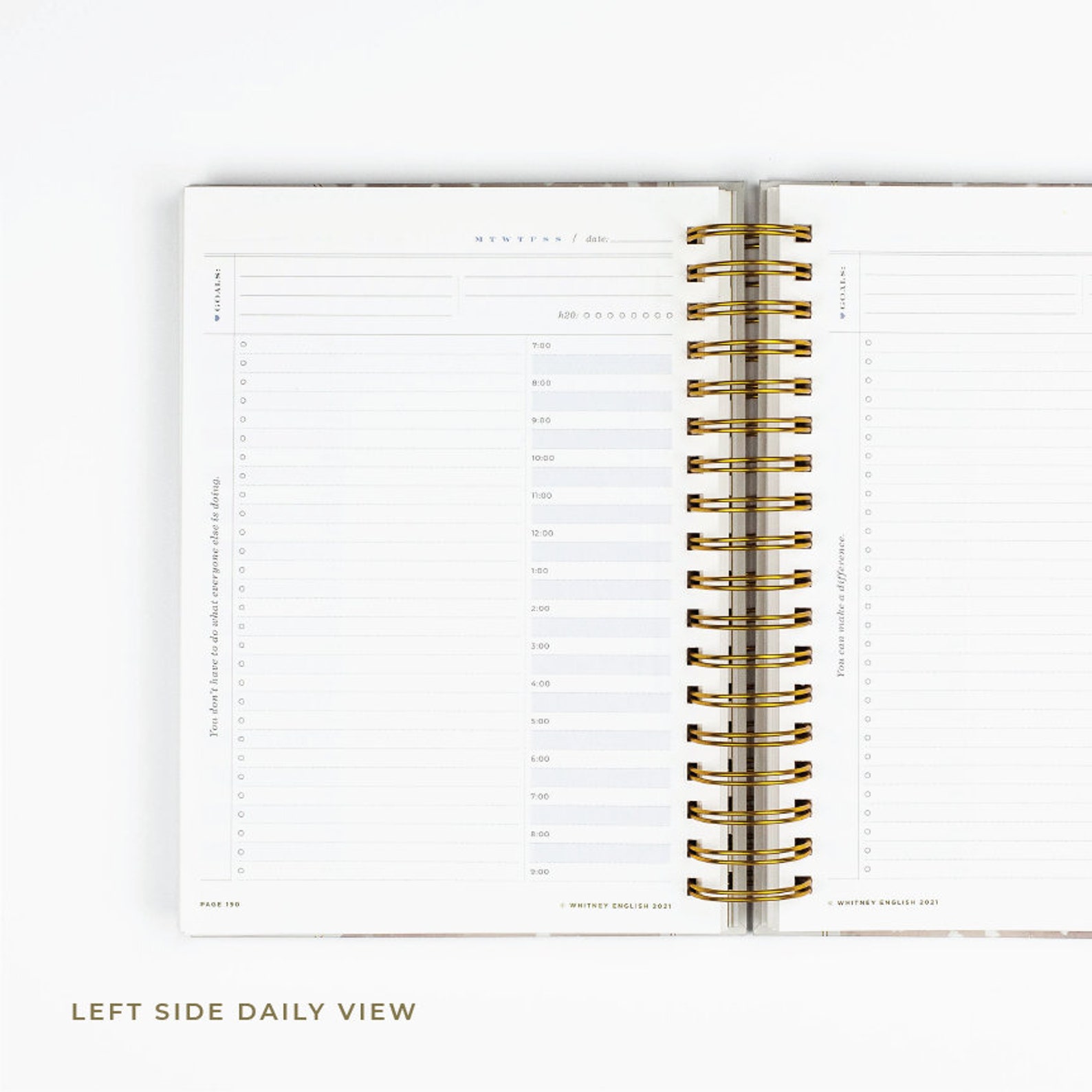 Day on One Page Planner Antelope - Etsy