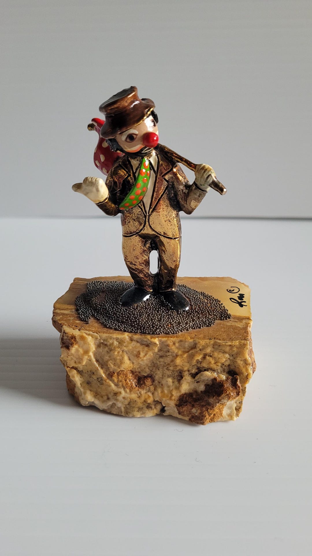 1981 Ron Lee Hobo Joe Hitchhiking Gold Plated Clown Figurine - Etsy