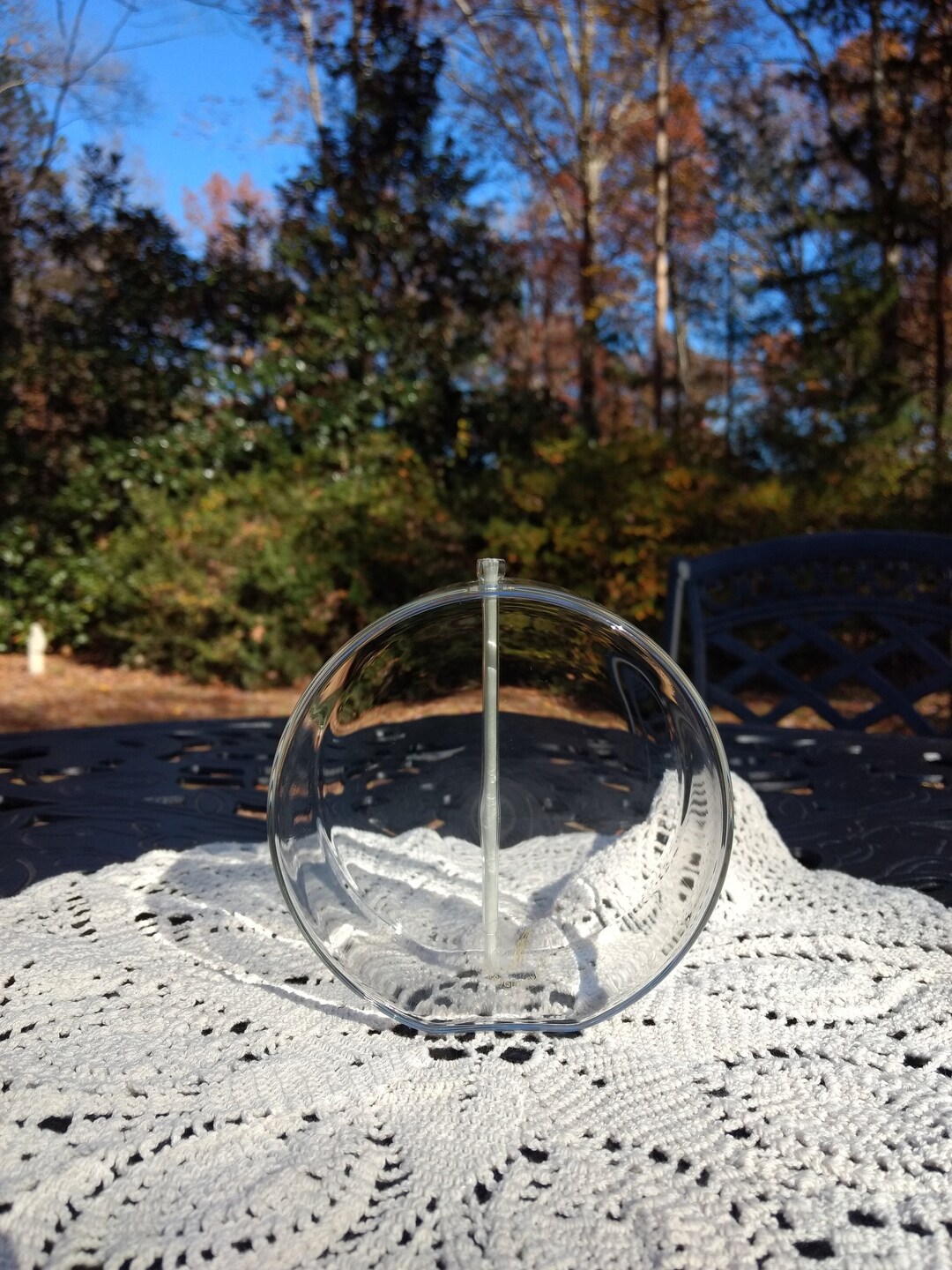 Vintage Firelight Glass 5 Round Glass Candle With - Etsy