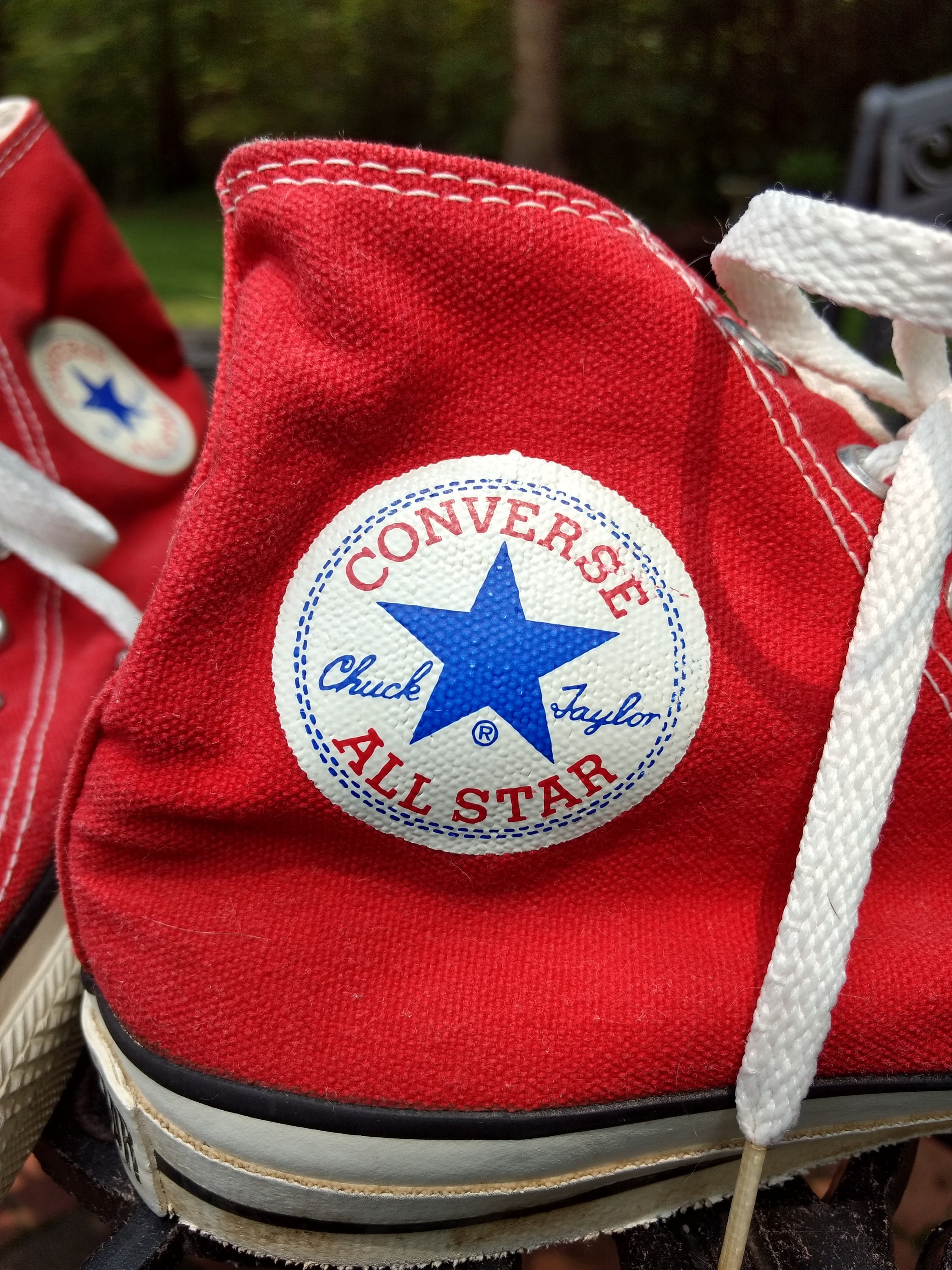 Vintage Chuck Taylor Converse Red High Tops Like New Men's Size 9 ...