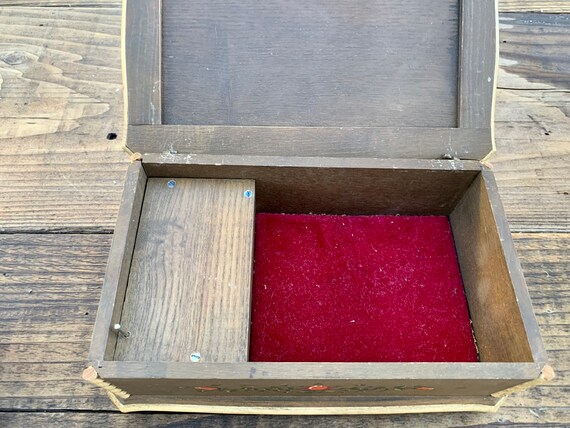 Vintage Reuge Wood, Hand Painted, Toll Painting, Folk… - Gem