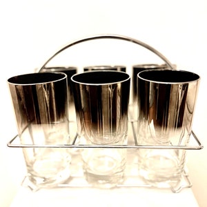 Set of 6 Vintage Water Glasses/tall Rocks Glasses/tom Collins Glasses ...