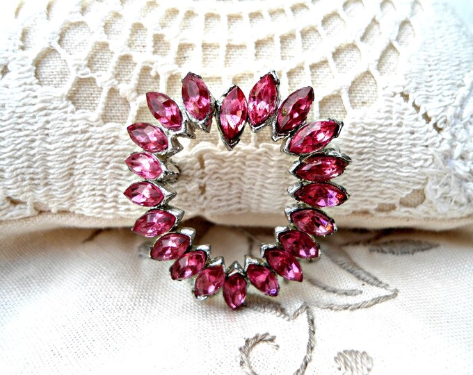 Vintage Bogoff Pink Heart Brooch Signed Bogoff Pin Heart Shaped - Etsy