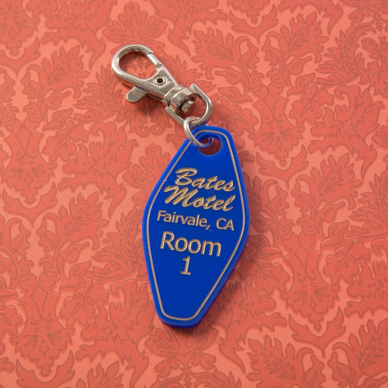 Bates Motel Horror Hotel Bag Charm Keyring - Laser Cut Acrylic - UK ...