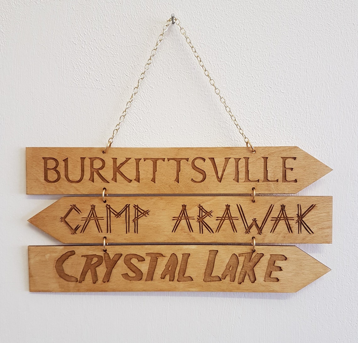 Horror Movie Signs - Laser Cut Etched Wood - UK Seller - Etsy