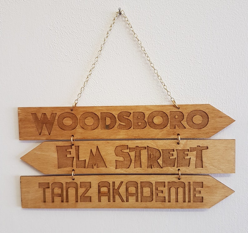 Horror Movie Signs Laser Cut Etched Wood - Etsy UK