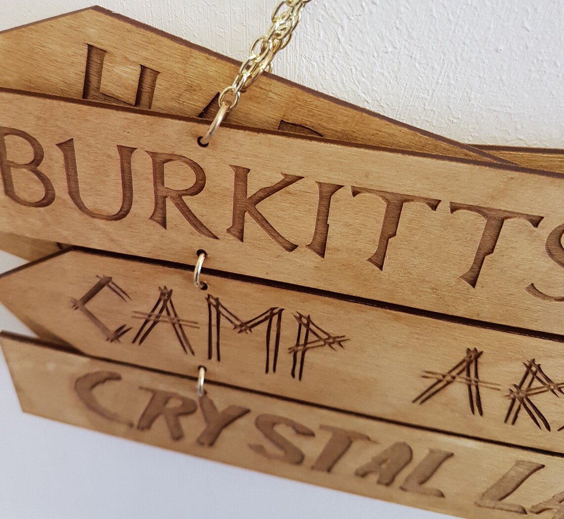 Horror Movie Signs - Laser Cut Etched Wood - UK Seller - Etsy