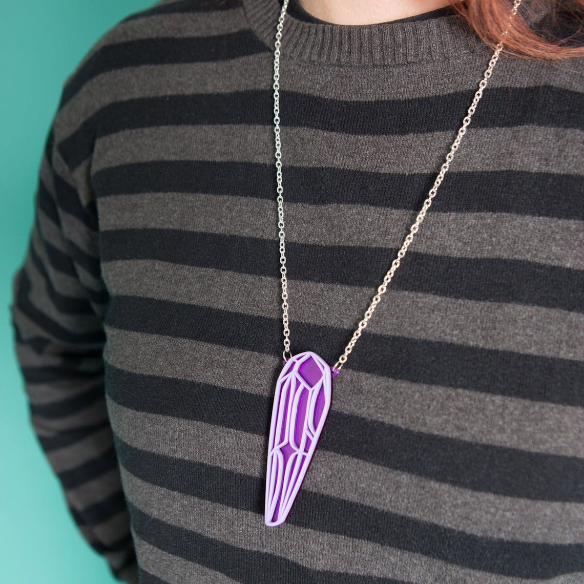 The Dark Crystal Crystal Shard Necklace Laser Cut Acrylic - Etsy Canada