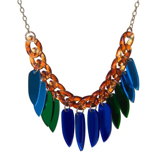 Double Layer Custom Laser Cut Acrylic Necklace MADE TO ORDER | Etsy