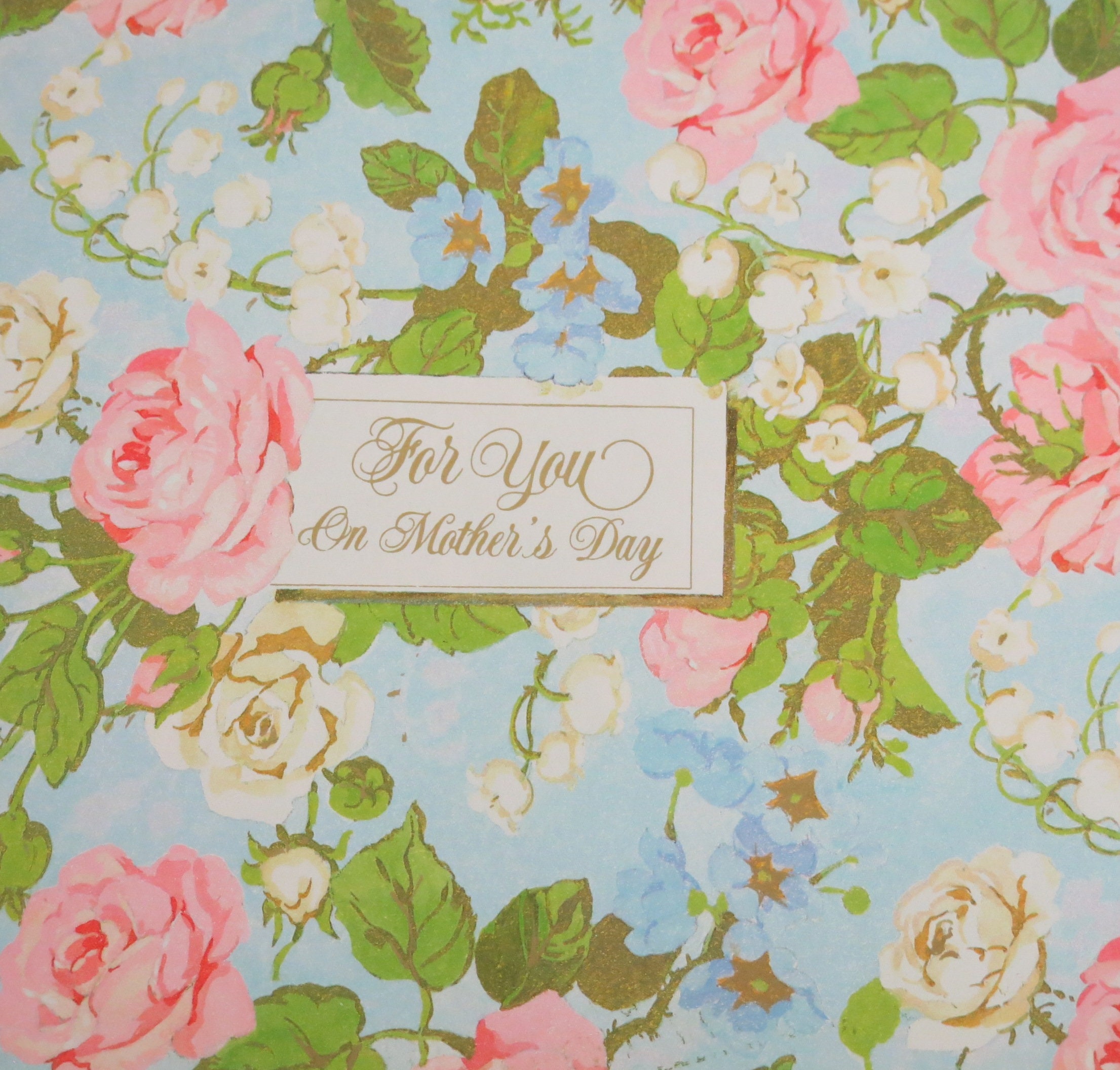 Gift Wrapping 1970s Wrapping Paper Vintage American Greetings MOTHER'S ...