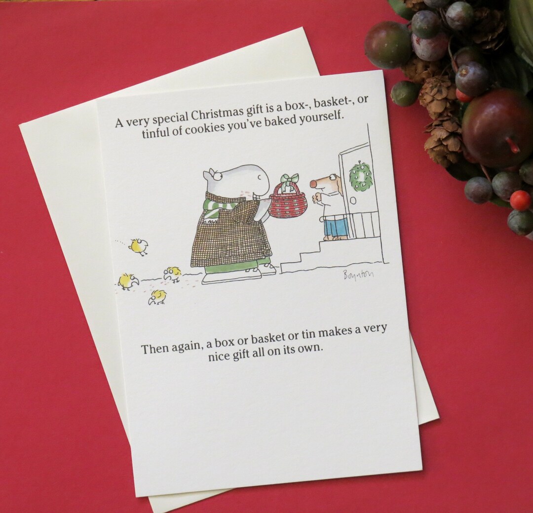 Vintage Sandra Boynton Greeting Card a Very Special Christmas Gift ...