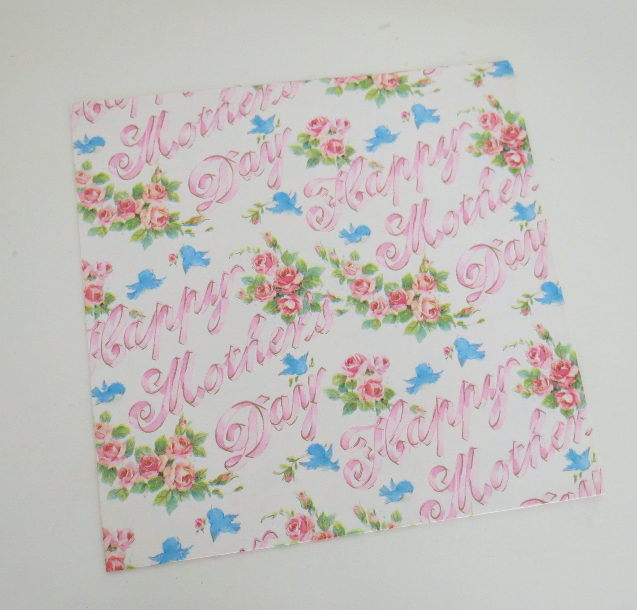 Gift Wrapping 1970s Wrapping Paper Vintage American Greetings MOTHER'S ...
