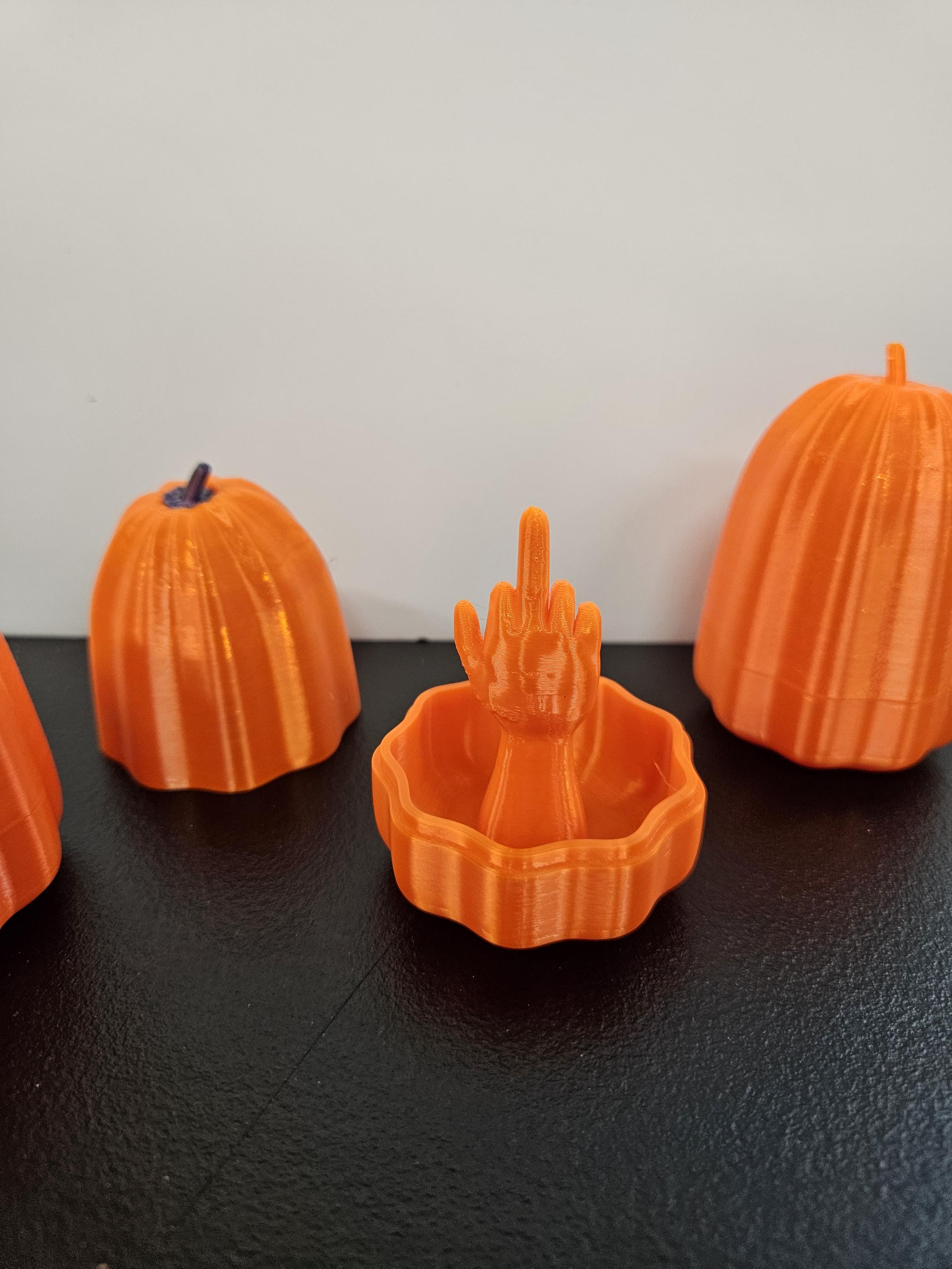 Pumpkin Middle Finger Suprise - Etsy