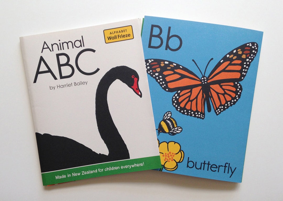 Animal ABC Wall Frieze, Fun and Colourful for Children's Bedroom, Learn ...