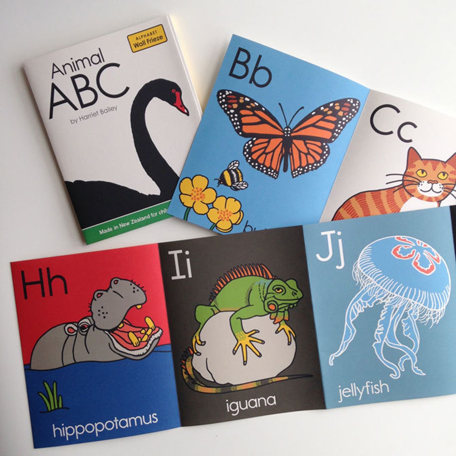 Animal ABC Wall Frieze, Fun and Colourful for Children's Bedroom, Learn ...