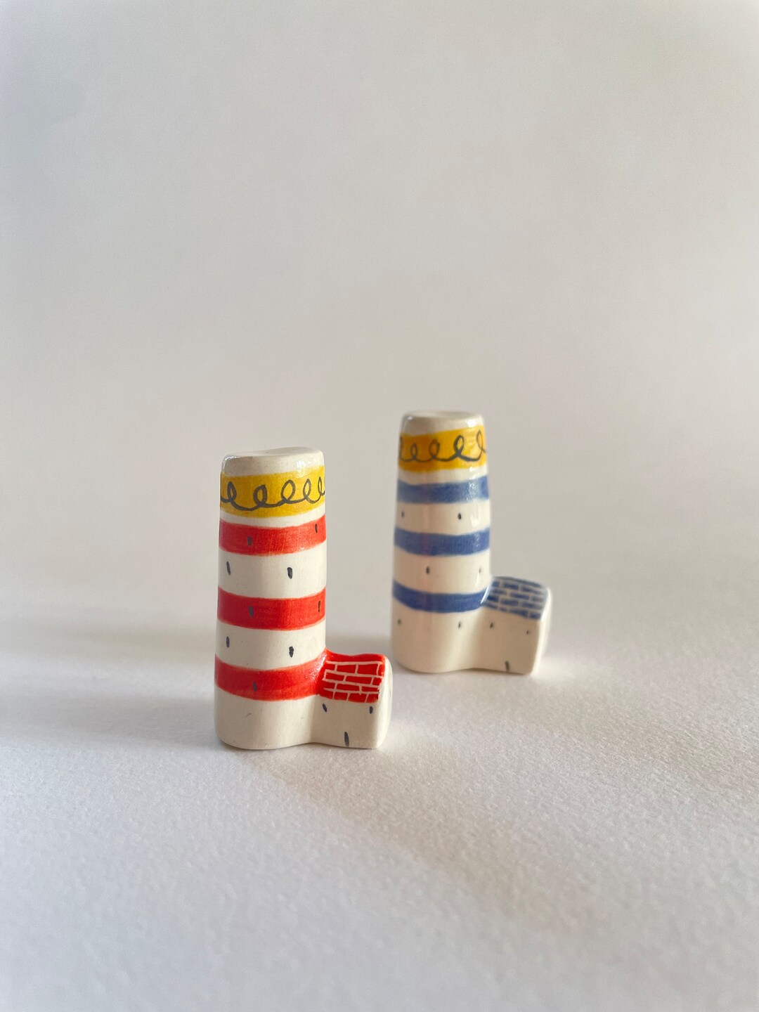 Handmade Ceramic Lighthouses - Etsy