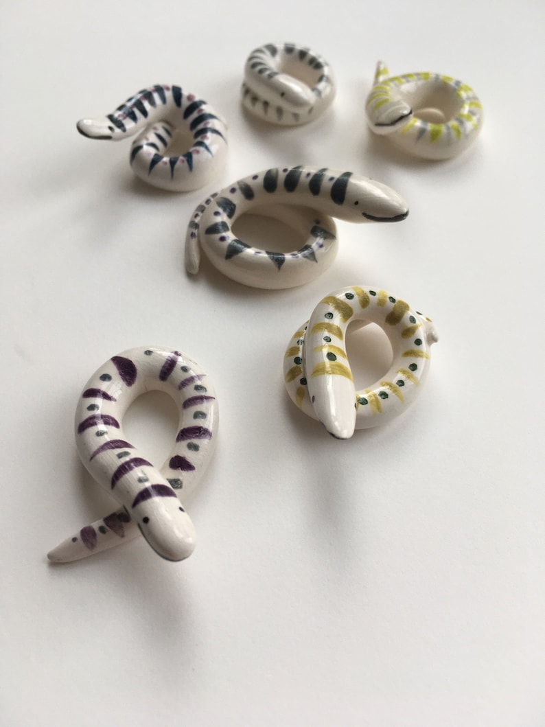 Little Ceramic Snake - Etsy