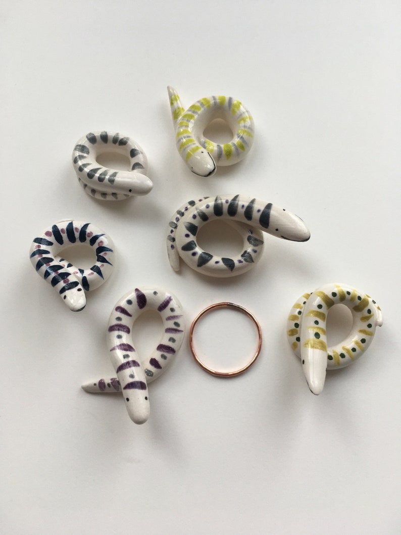 Little Ceramic Snake - Etsy