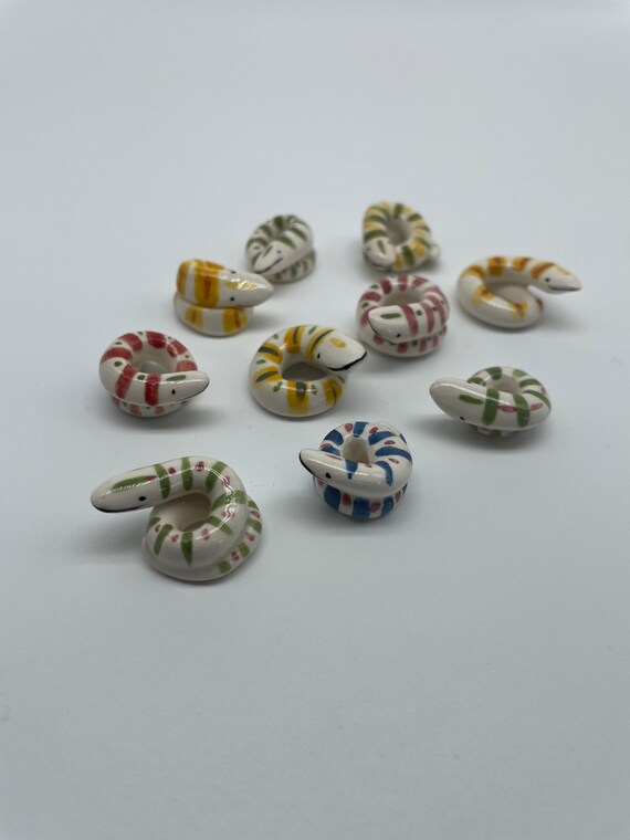 Little Ceramic Snake - Etsy