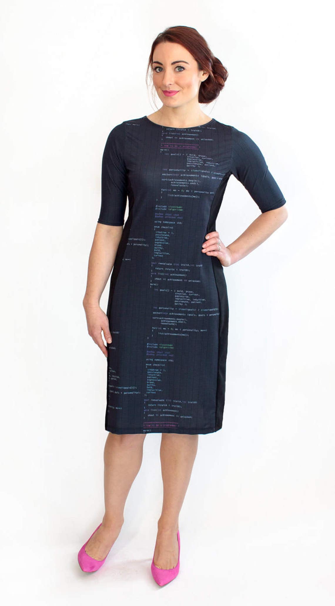 Code Poetry Dress // Software Engineer Clothing // Computer | Etsy