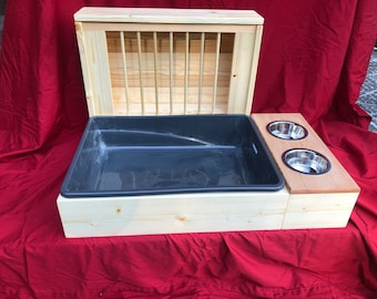 Rabbit Litter Box Hay Feeder | Etsy