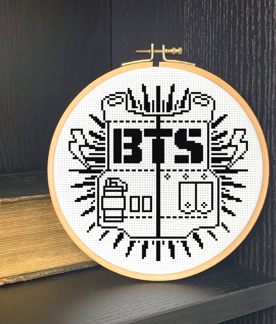 BTS Kpop Boy Band Logo Cross Stitch Pattern Bangtan Boys - Etsy