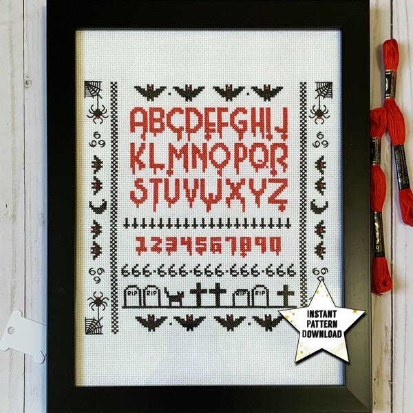 Bloody Cross Stitch - Etsy