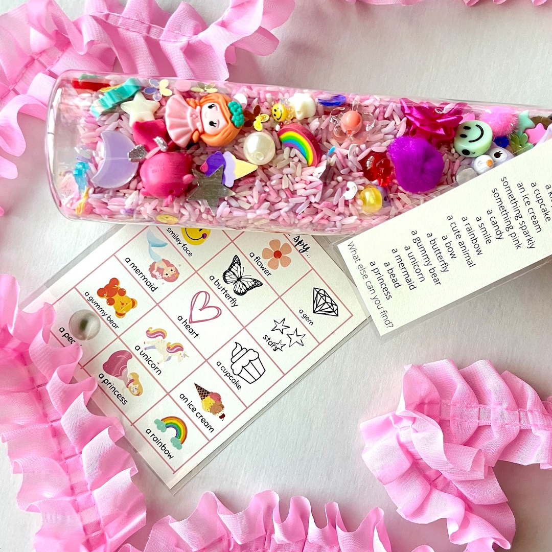 I Spy Jars GIRLY Unicorn SPARKLE Edition | Calm Down Jar | Quiet Corner ...