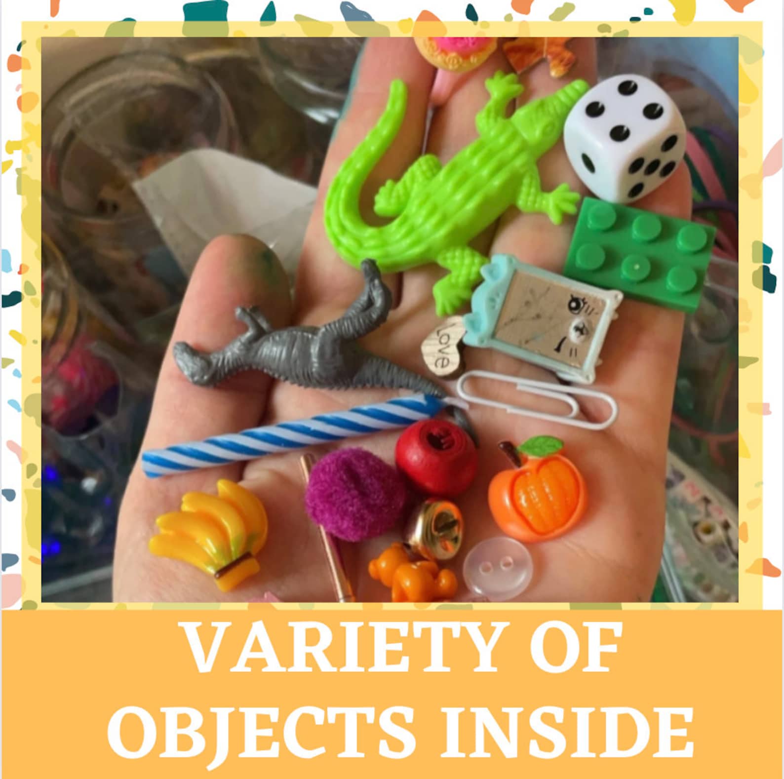 I Spy Jars 10 Oz | Seek N Find Jar | Sensory Tube | Calm Down Jar | Car ...