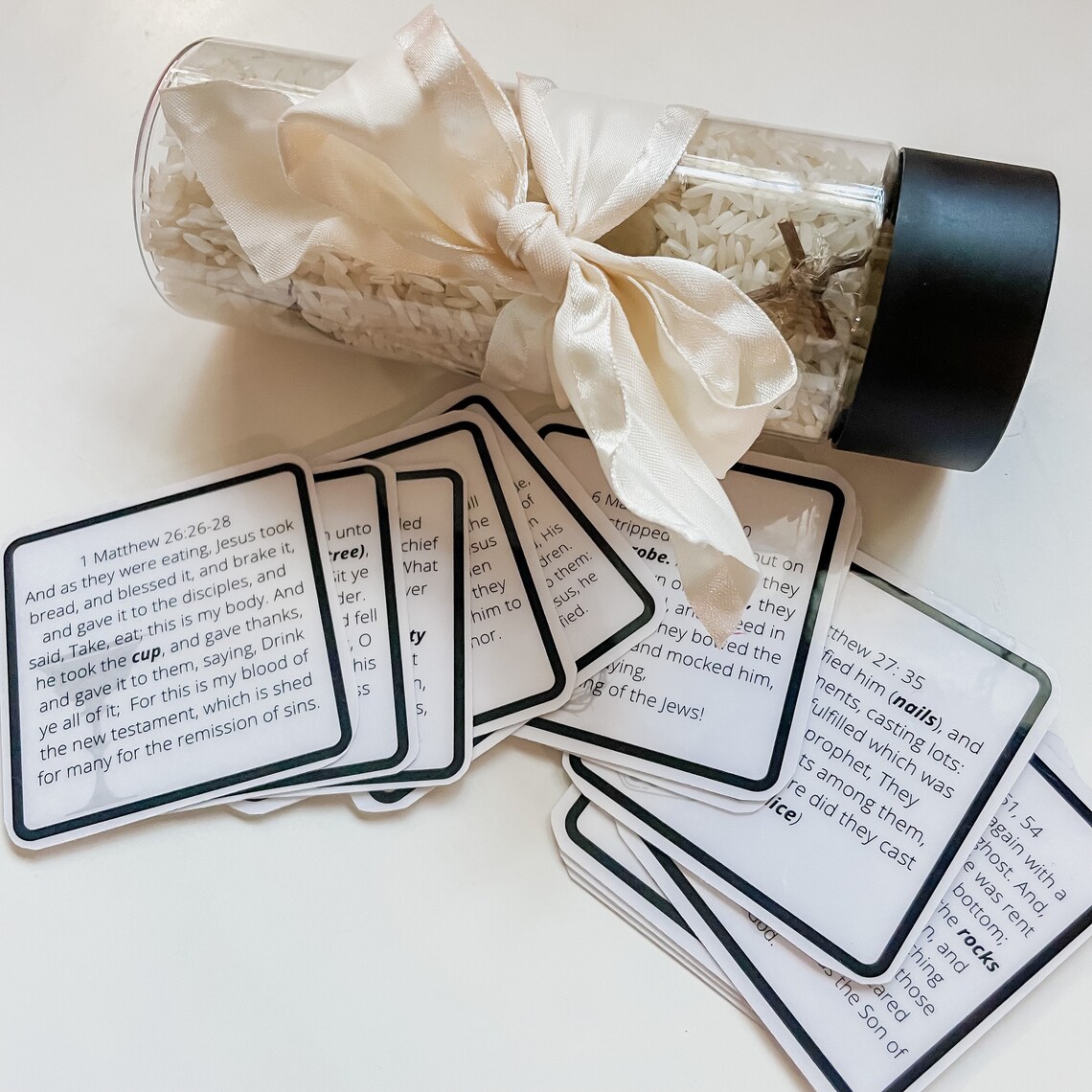 Easter Story I Spy Jar: Resurrection Eggs - Etsy
