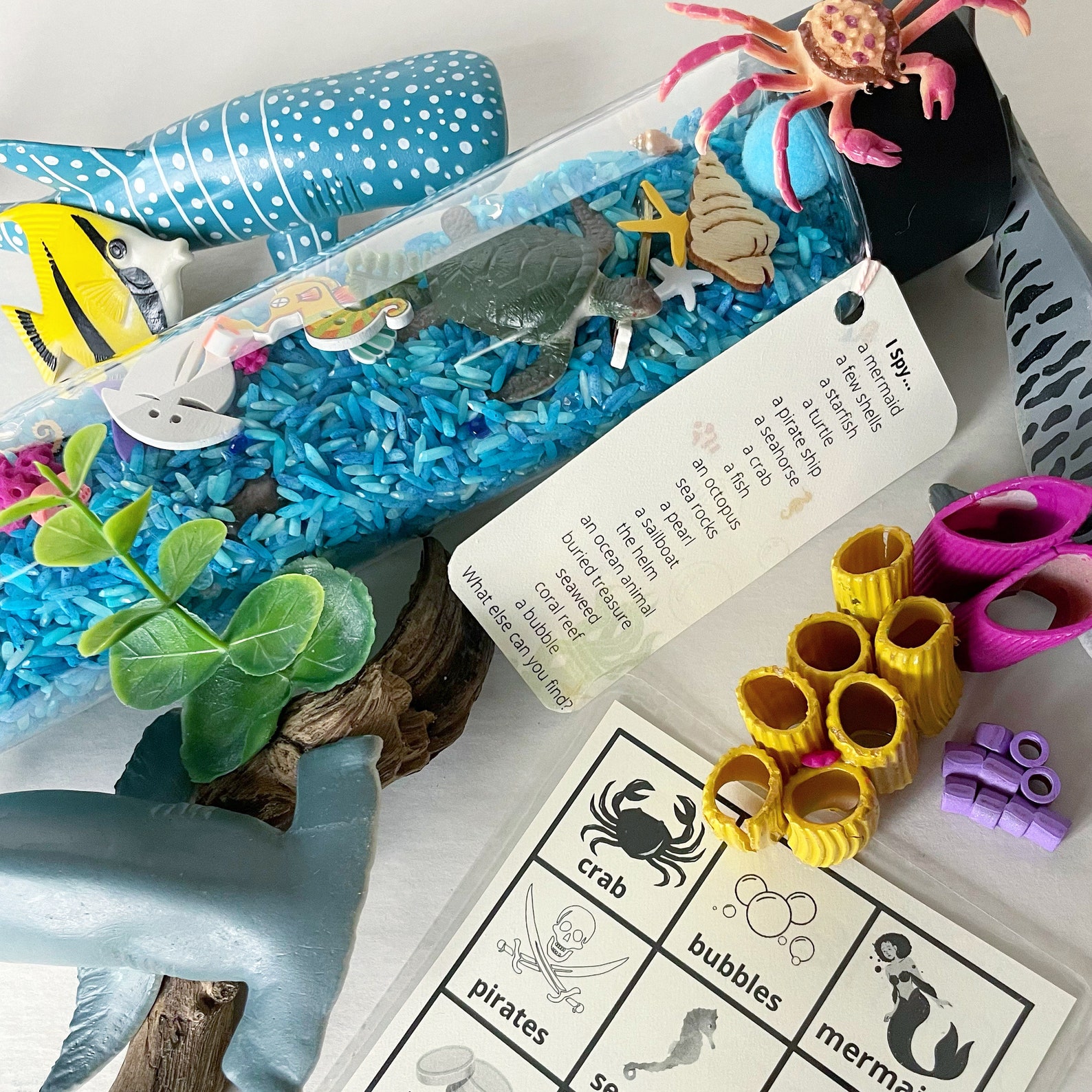 I Spy Jars OCEAN Edition - Etsy