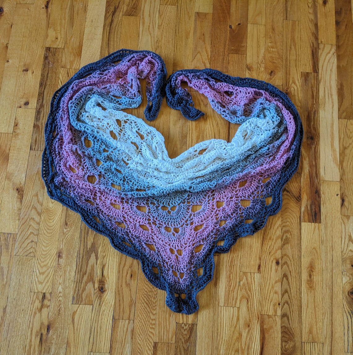 Virus Shawl, Crochet Shawl, Triangle Scarf, Wrap - Etsy