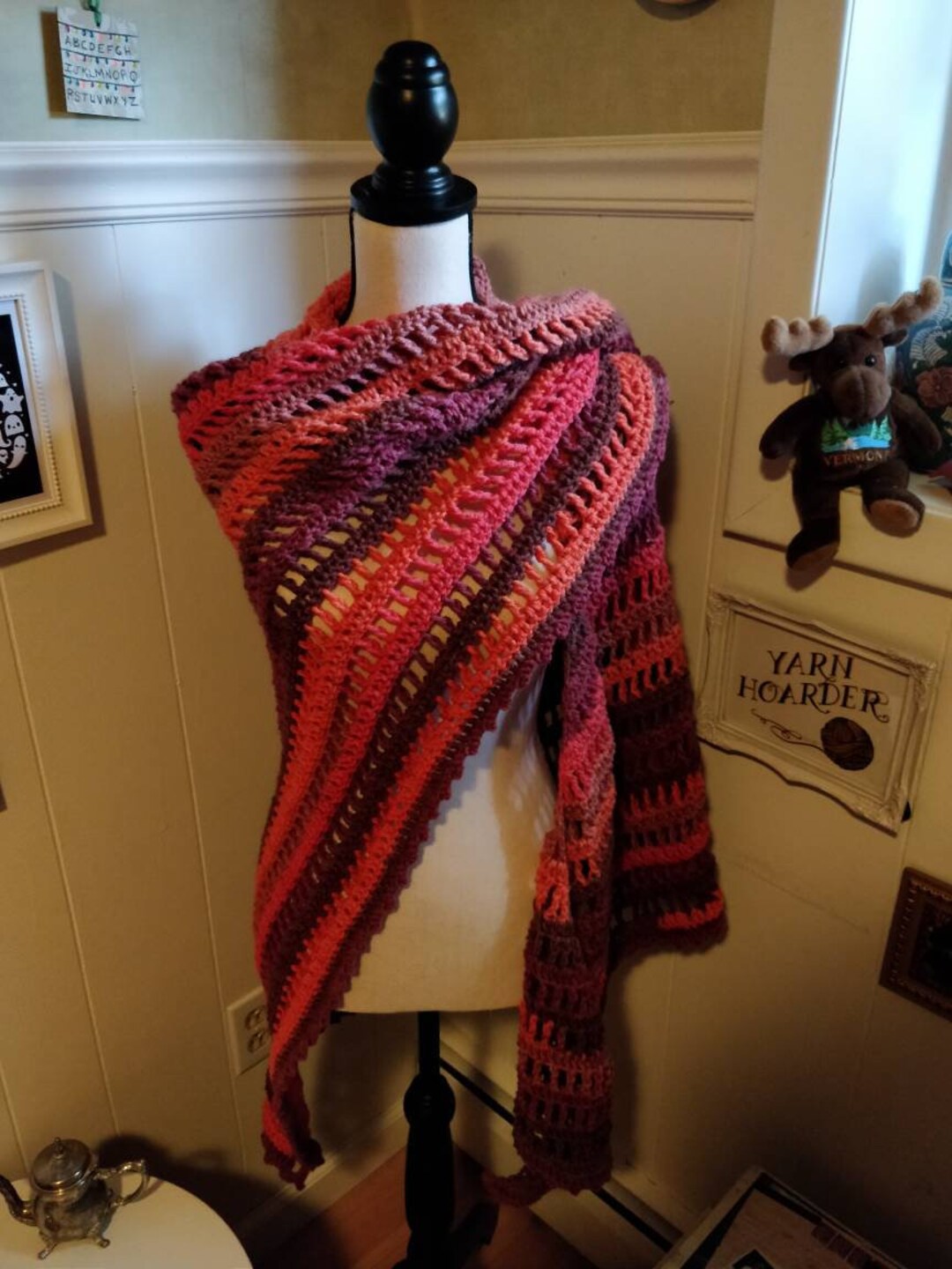 Plus Size Shawl - Etsy
