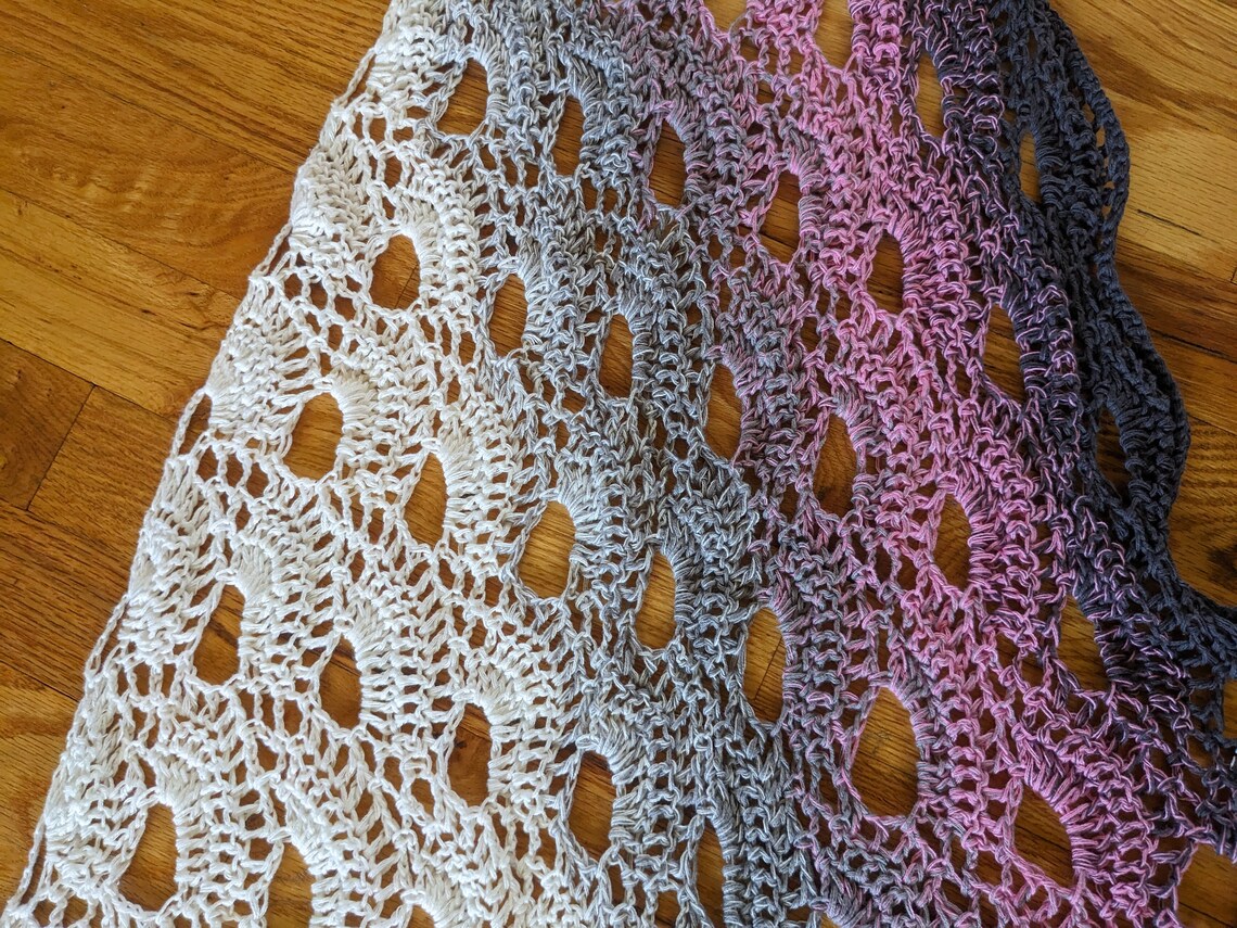 Virus Shawl, Crochet Shawl, Triangle Scarf, Wrap - Etsy