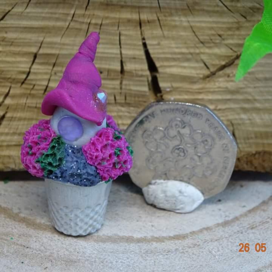 Tiny Thimble Fairy House Pixie House. Polymer Clay Miniature - Etsy