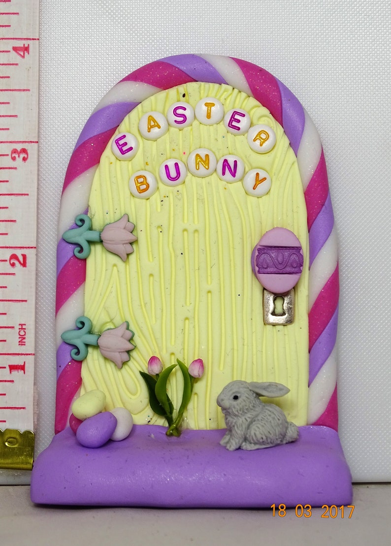 Easter Bunny Themed Fairy Door - Etsy