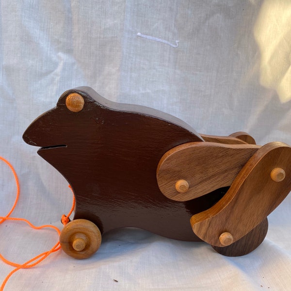 Wood Frog Toy - Etsy