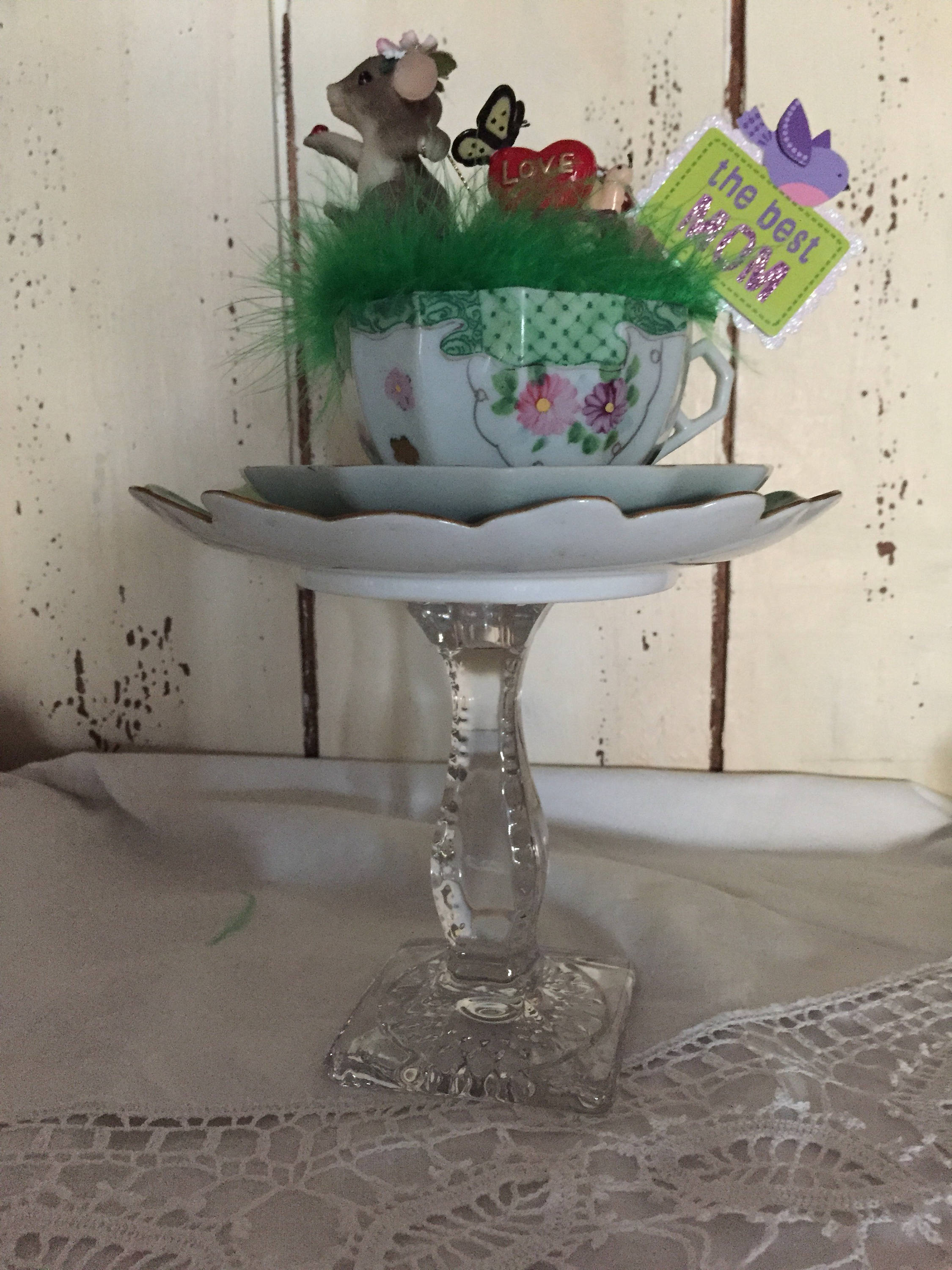 The Best Mom Mouse Tea Cup - Etsy