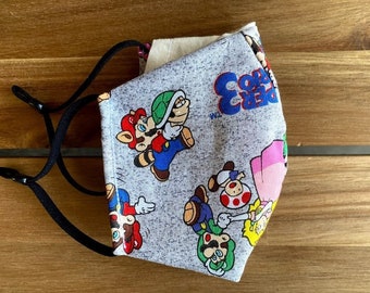 Kids Mario Bros Mask | Etsy