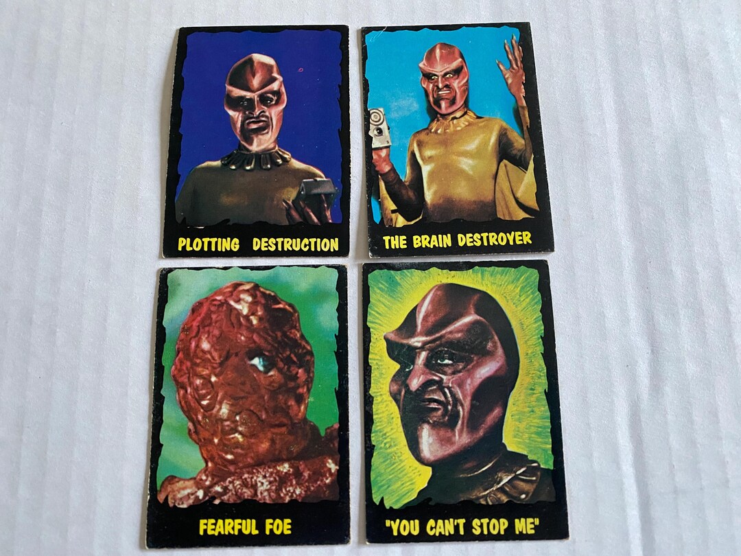 1964 Bubbles Inc Topps Trading Cards Outer Limits Series Monsters From ...