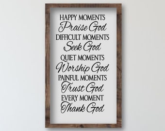 Praise God Sign - Etsy