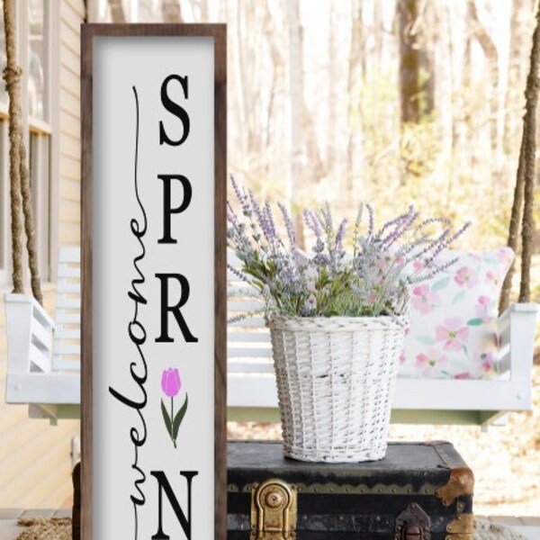 Spring Porch Sign - Etsy