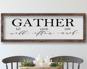 Dining room signs | Etsy